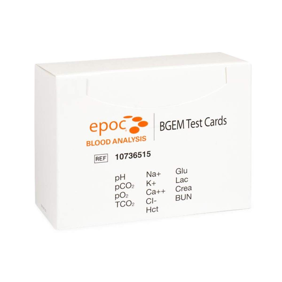 Siemens epoc BGEM BUN Test Cards – 25 Pack (Ref: 10736515) – MedScience ...